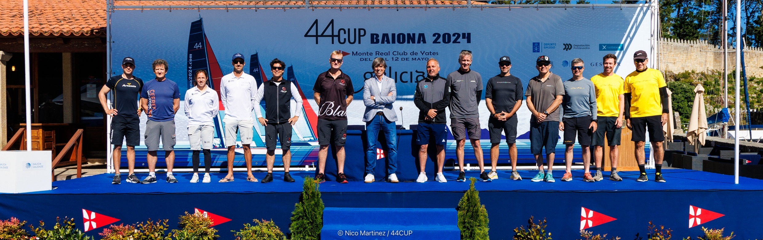 RC44s revving engines on first visit to Galicia | 44Cup (en-GB)